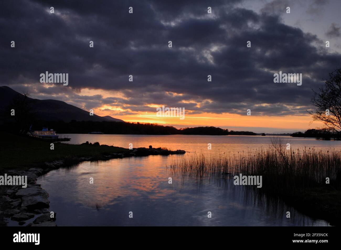 Ross Bay, Ross Island, Killarney National Park, County Kerry., Credit ...