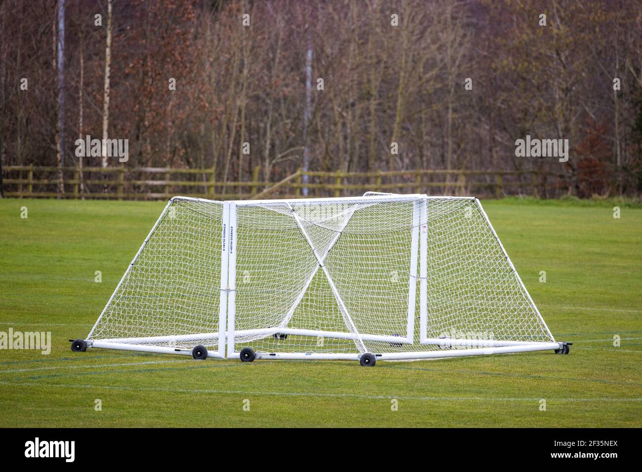 Football goal nets overturned at Hydebank Parks and Playing Fields ...