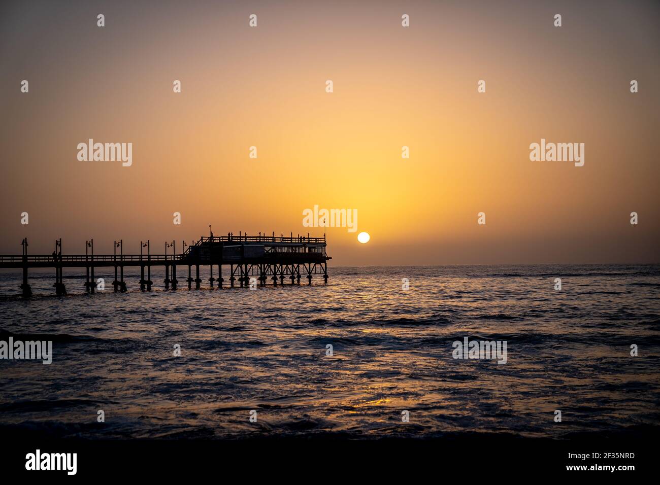 The famous Jetty in Swakopmund Stock Photo - Alamy