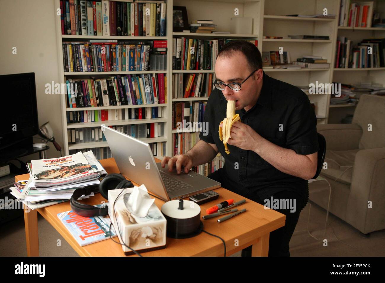 Rhodri Marsden at home spending the whole day using 'Stumble Upon' on ...