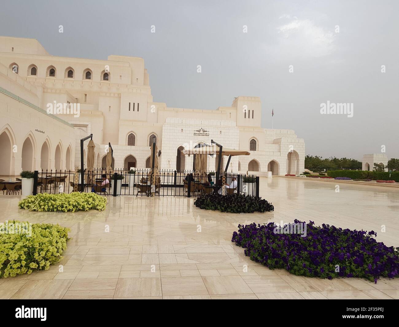 MUSCAT, OMAN - Mar 01, 2019: A photo for the iconic building of the ...