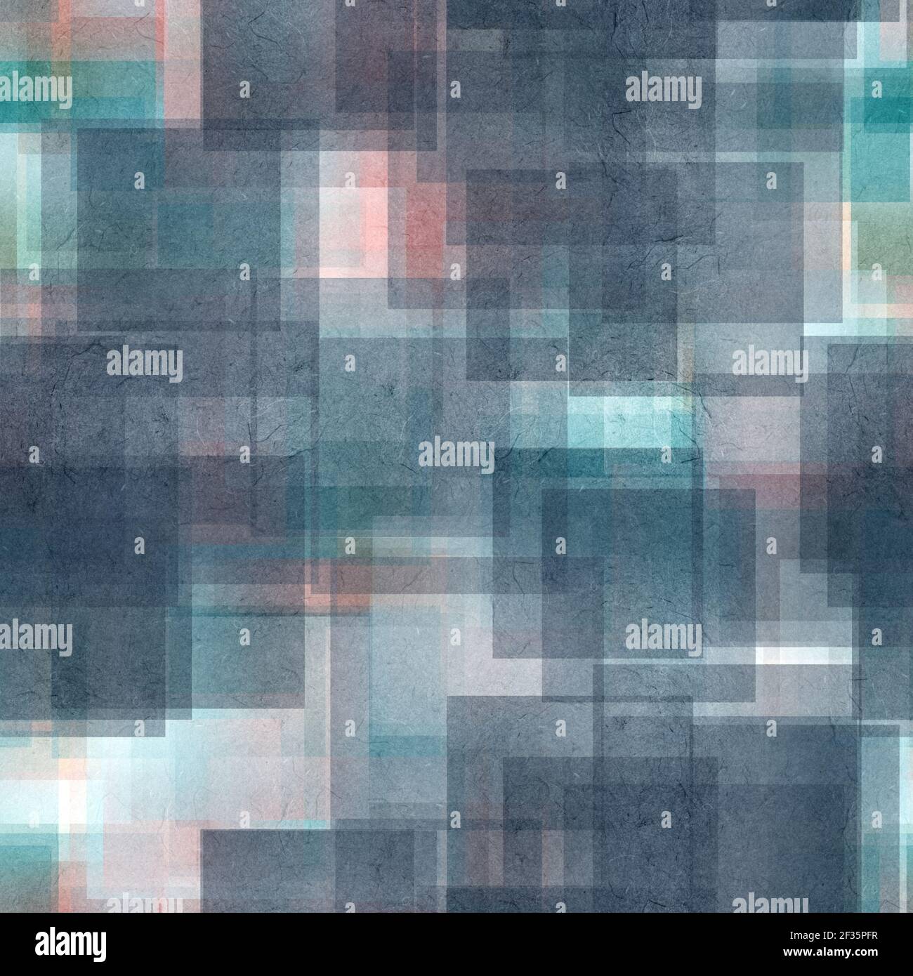 Seamless overlaid geometric shape pattern print Stock Photo - Alamy