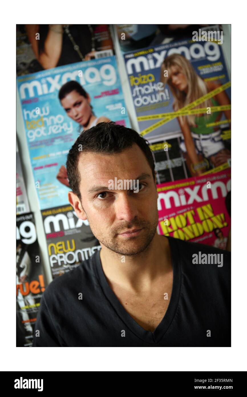 Nick DeCosemo Editor of Mixmag magazineDavid Sandison Stock Photo - Alamy