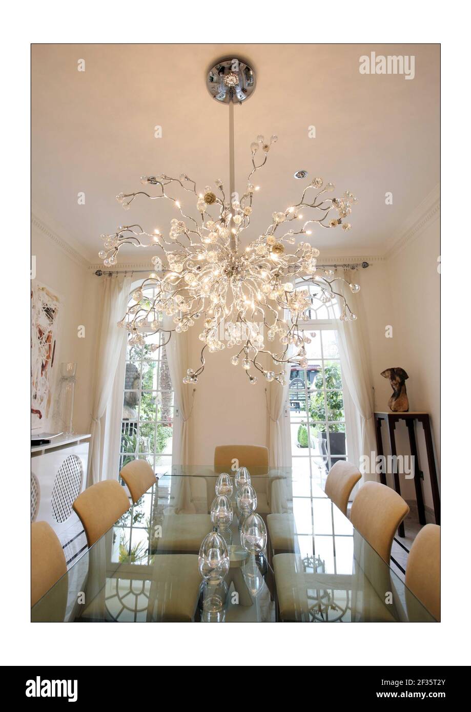 Sina Capaldo in her home in Hertfordshire. photograph by David Sandison ...