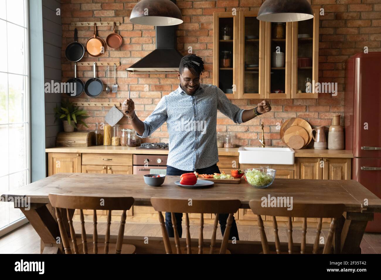 African american food table hi-res stock photography and images - Alamy