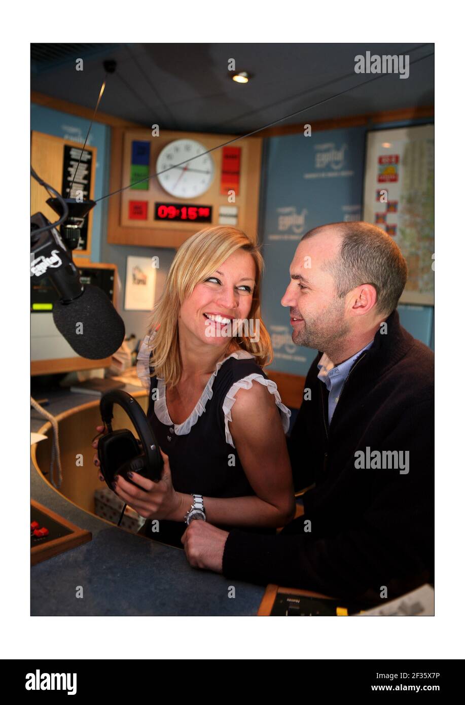 Capital radio breakfast show with Johnny Vaghn and Denise van Outen ...