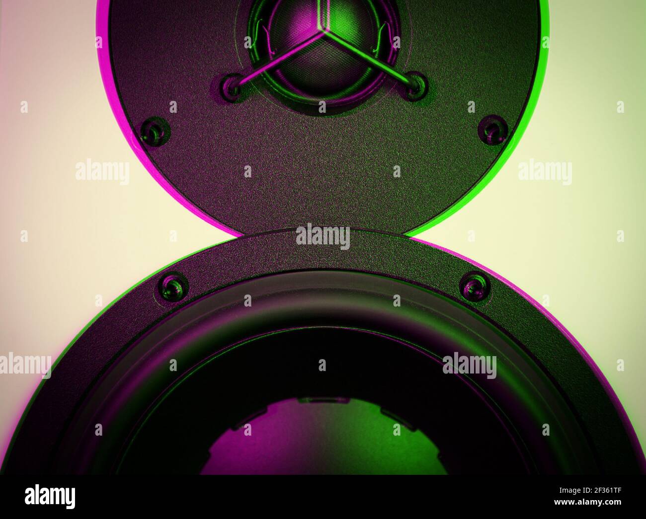 High quality speaker box for music enthusiast edited with retro 3d ...