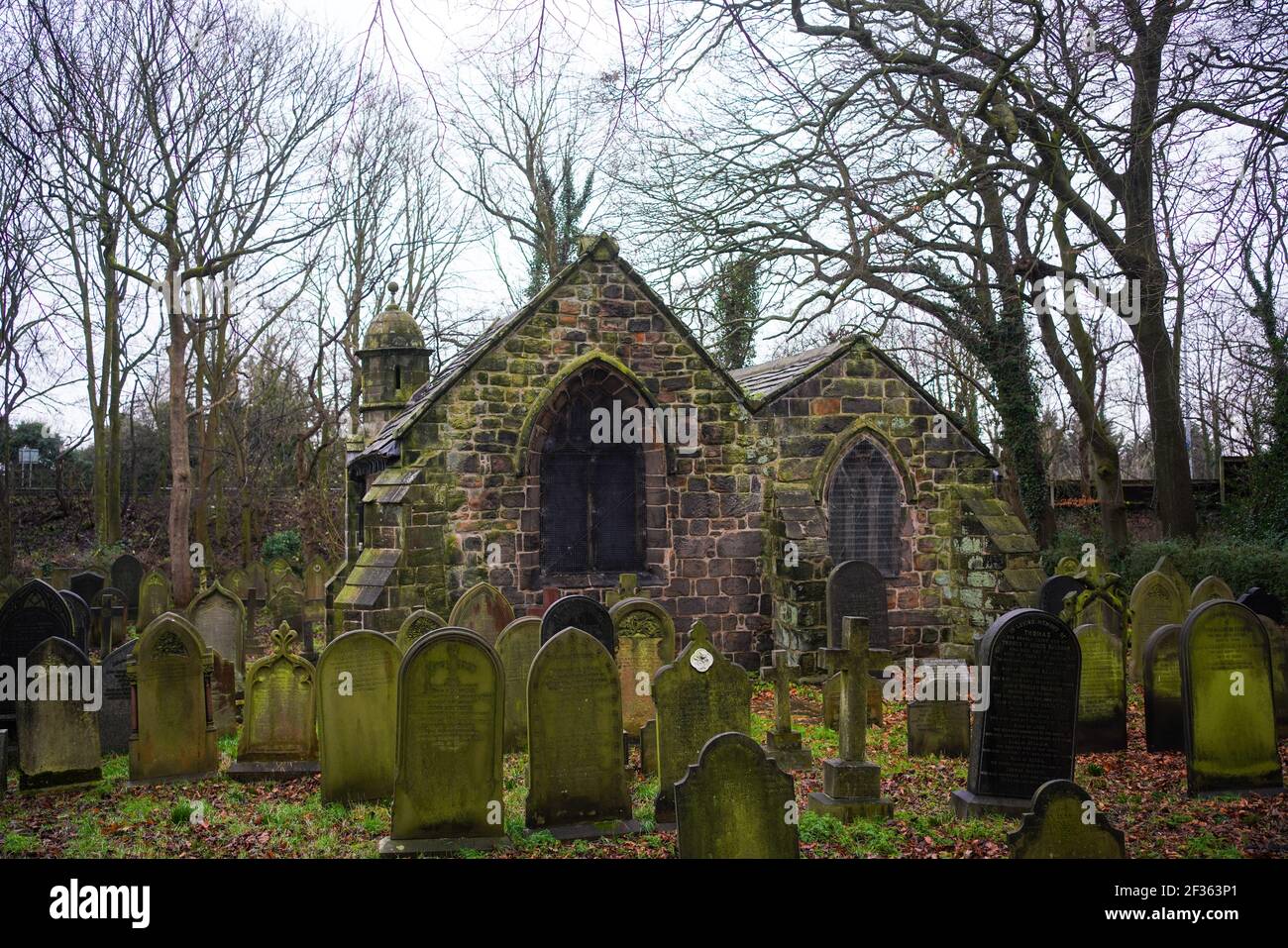 Ancient Maghull Chapel. St Andrews Church Maghull Stock Photo - Alamy