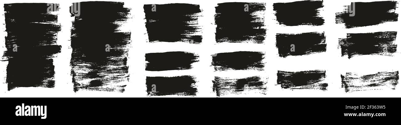 Flat Paint Brush Thin Short Background High Detail Abstract Vector ...