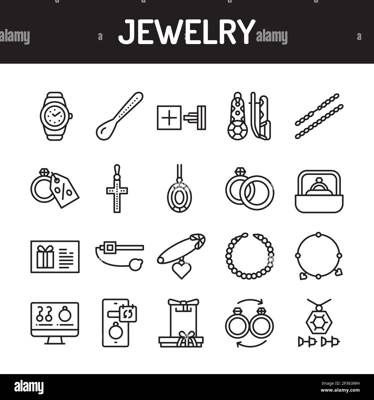 Jewelry line drawing hi-res stock photography and images - Alamy