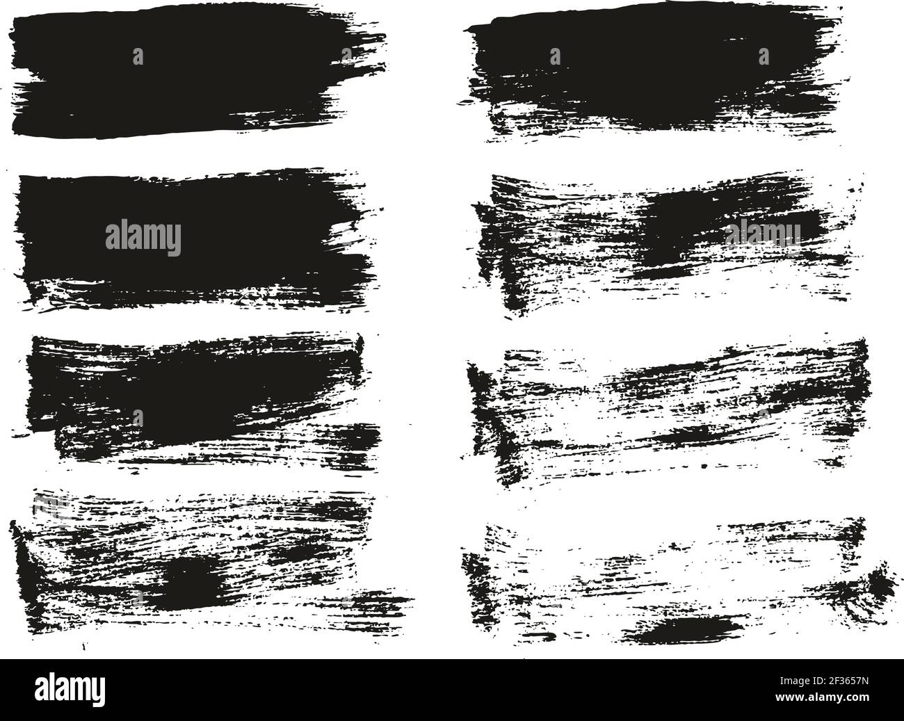 Flat Paint Brush Thin Short Background High Detail Abstract Vector ...