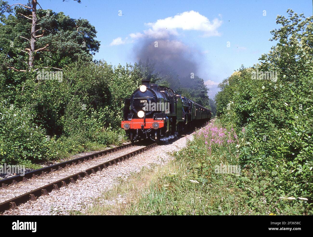 Steam and Diesel on the Watercress Line Stock Photo - Alamy