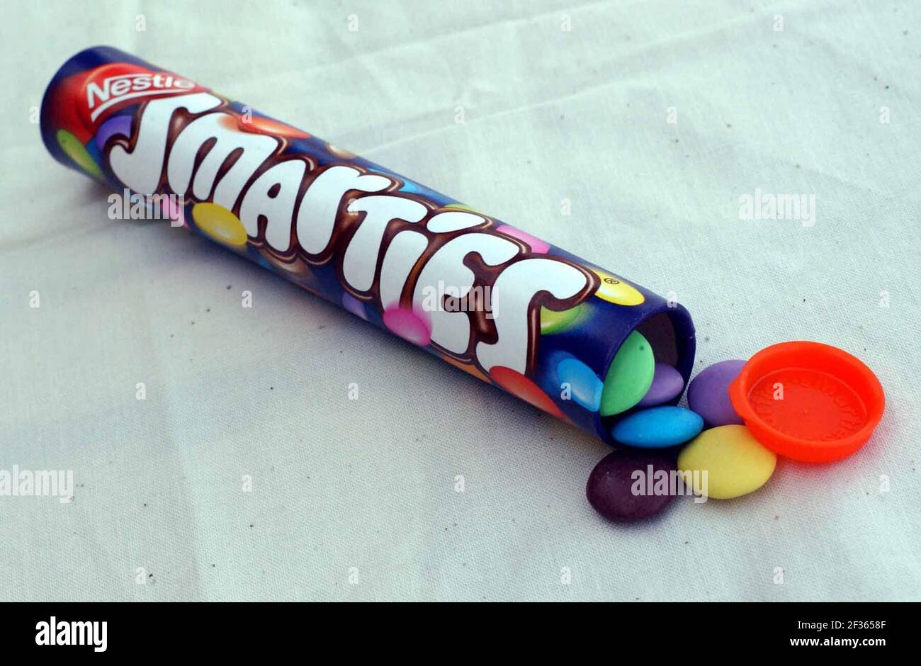 tube of smarties .7/6/04 pilston Stock Photo - Alamy