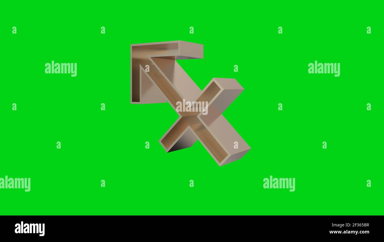 Golden Sagittarius. Archer Centaur Astrological Zodiac sign on a green ...