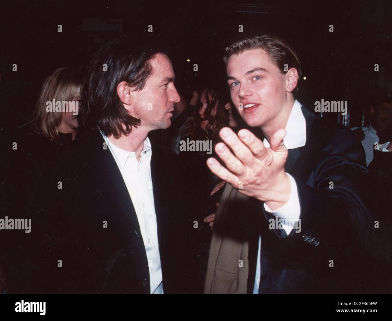 Los Angeles.CA.USA. LIBRARY. Director Baz Luhrman and Leonardo DiCaprio ...