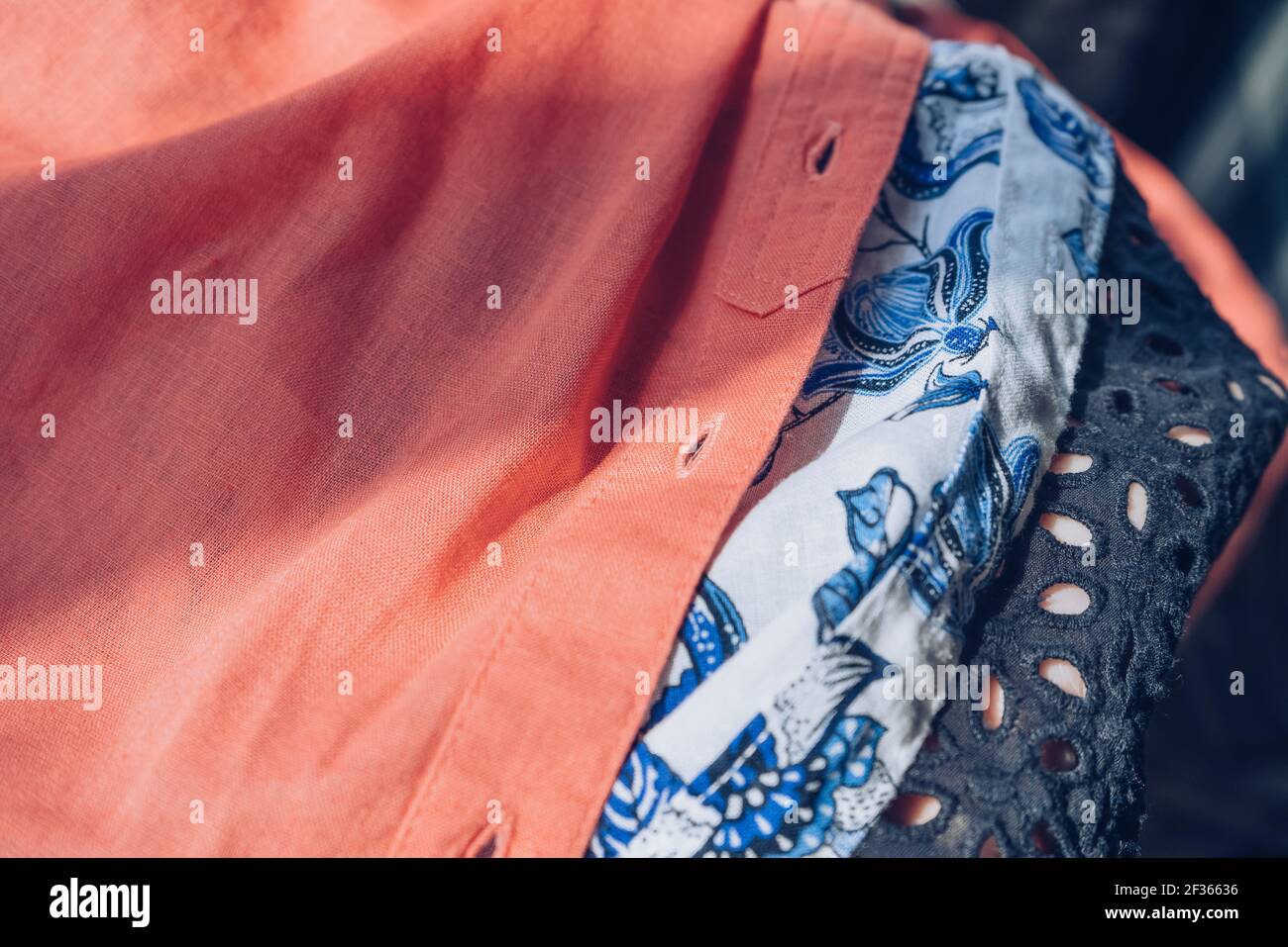 Clothes textile shirt texture hi-res stock photography and images - Alamy