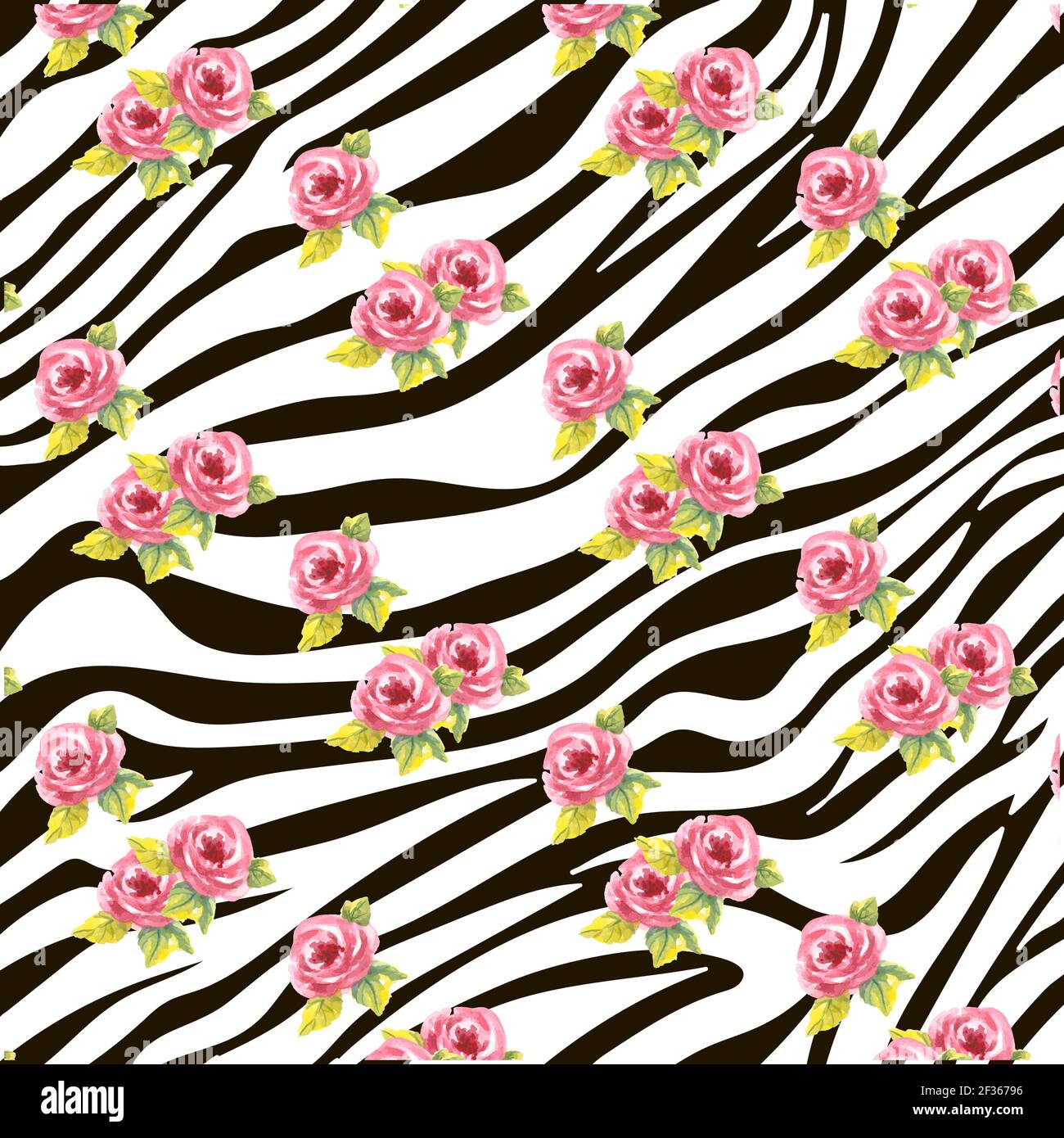 Pink zebra print Stock Vector Images - Alamy