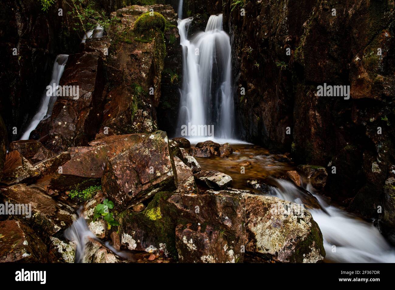 Scale Force Waterfall in Buttermere in the Lake District, Cumbria Stock ...