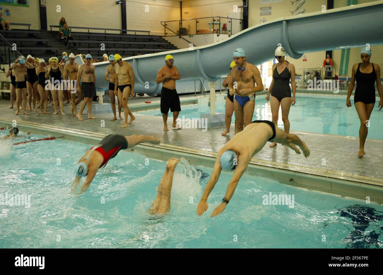 Art Film by Amy Sharrocks The Big Swim 50 swimmers travel across London ...