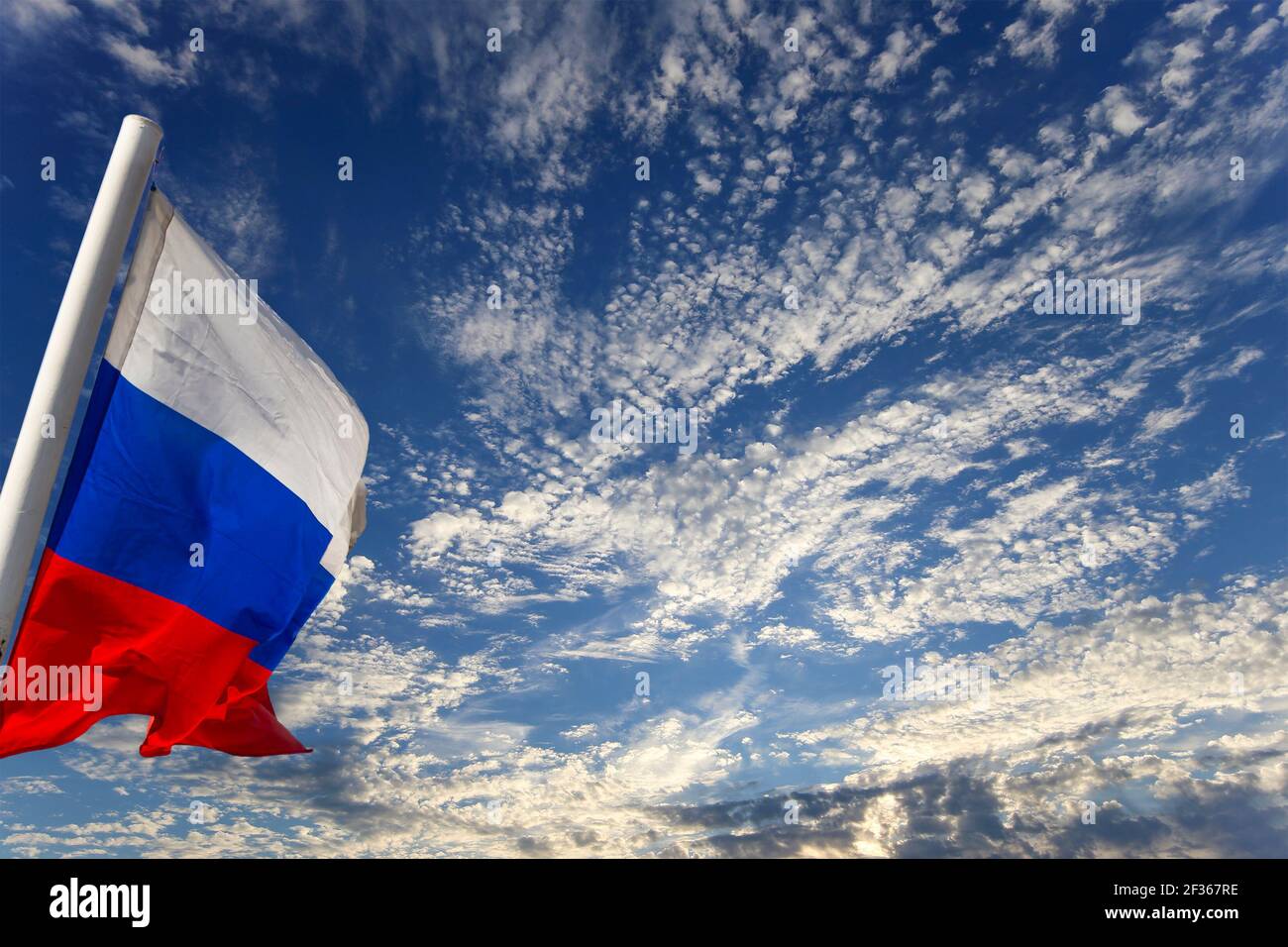 Russian Flag Waving