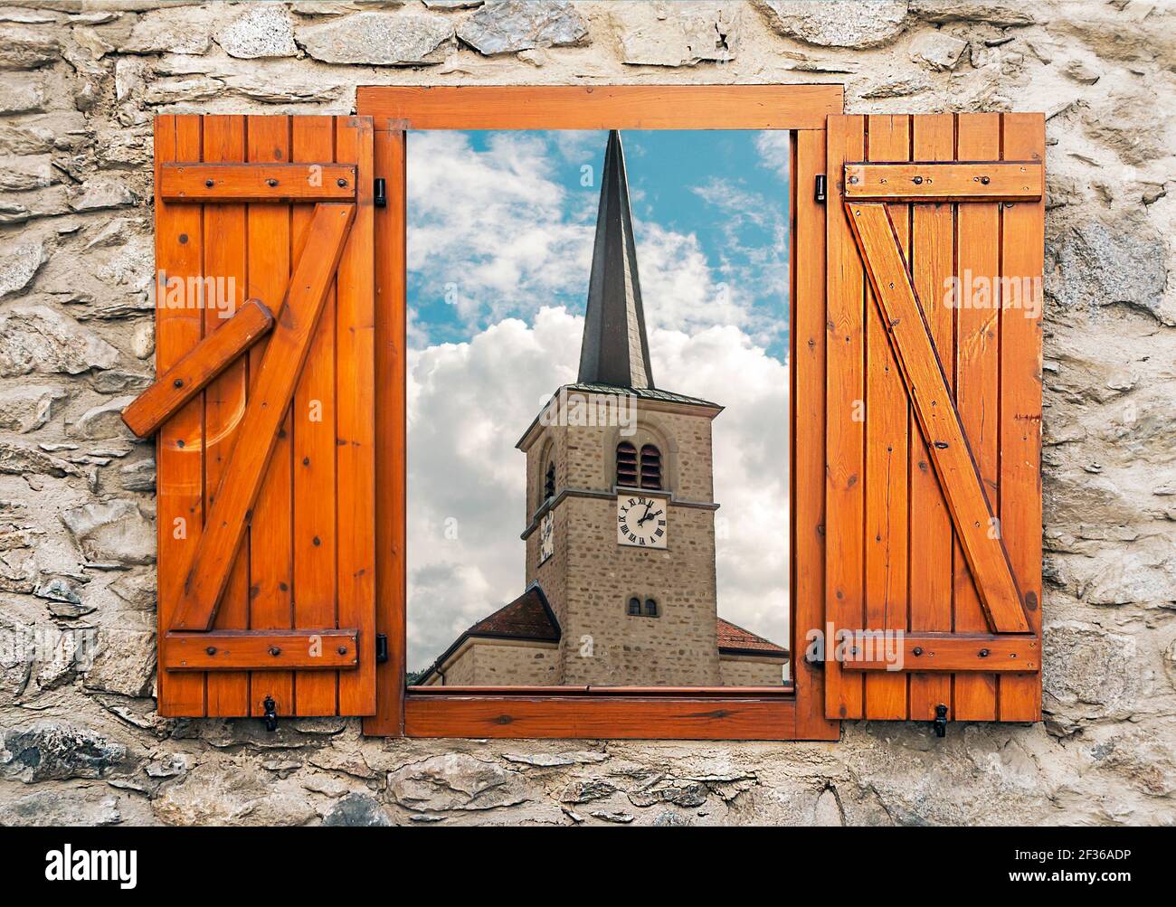 Matterhorn Window View High Resolution Stock Photography and Images - Alamy