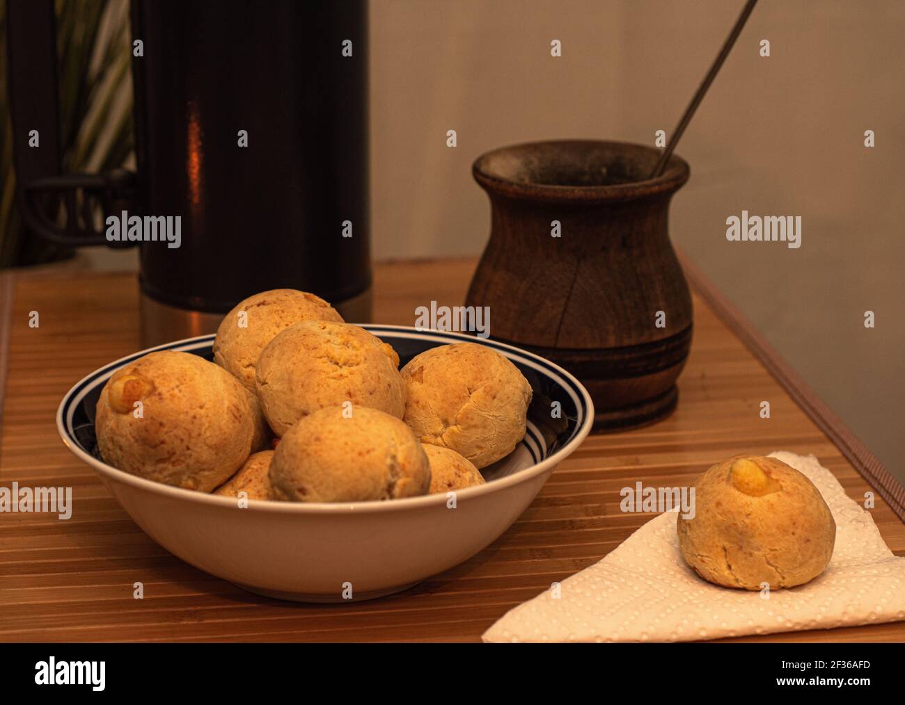 Home made, cheese bread from a traditional Argentina cousine and ...