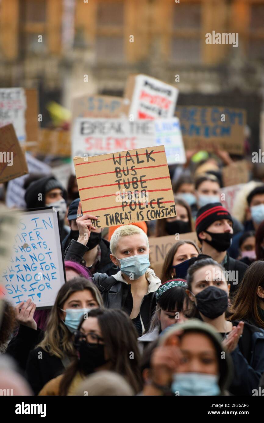 Women's rights protest london 2021 hi-res stock photography and images ...