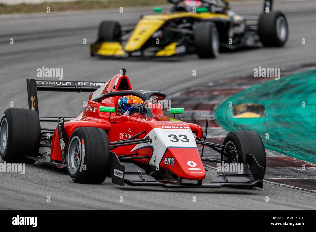 33 QUINN Alex (grab), Formula Renault Eurocup team Arden, action during ...