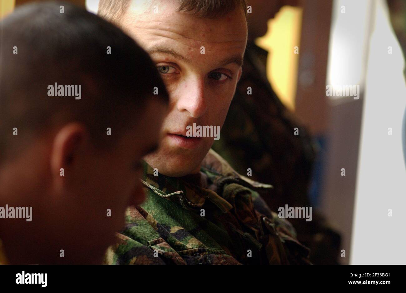 LANCE CORPORAL NEIL BUCKLEY THE CHESHIRE REGT,BACK IN BARRACKS ON THEIR ...