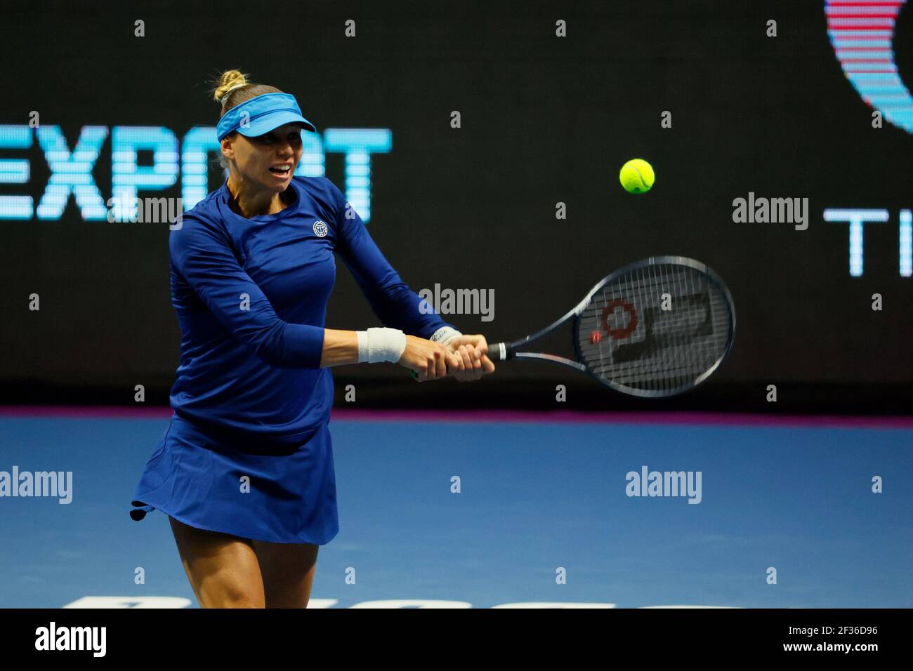 Saint Petersburg, Russia - 15 March 2021: Tennis, Arina Rodionova of ...