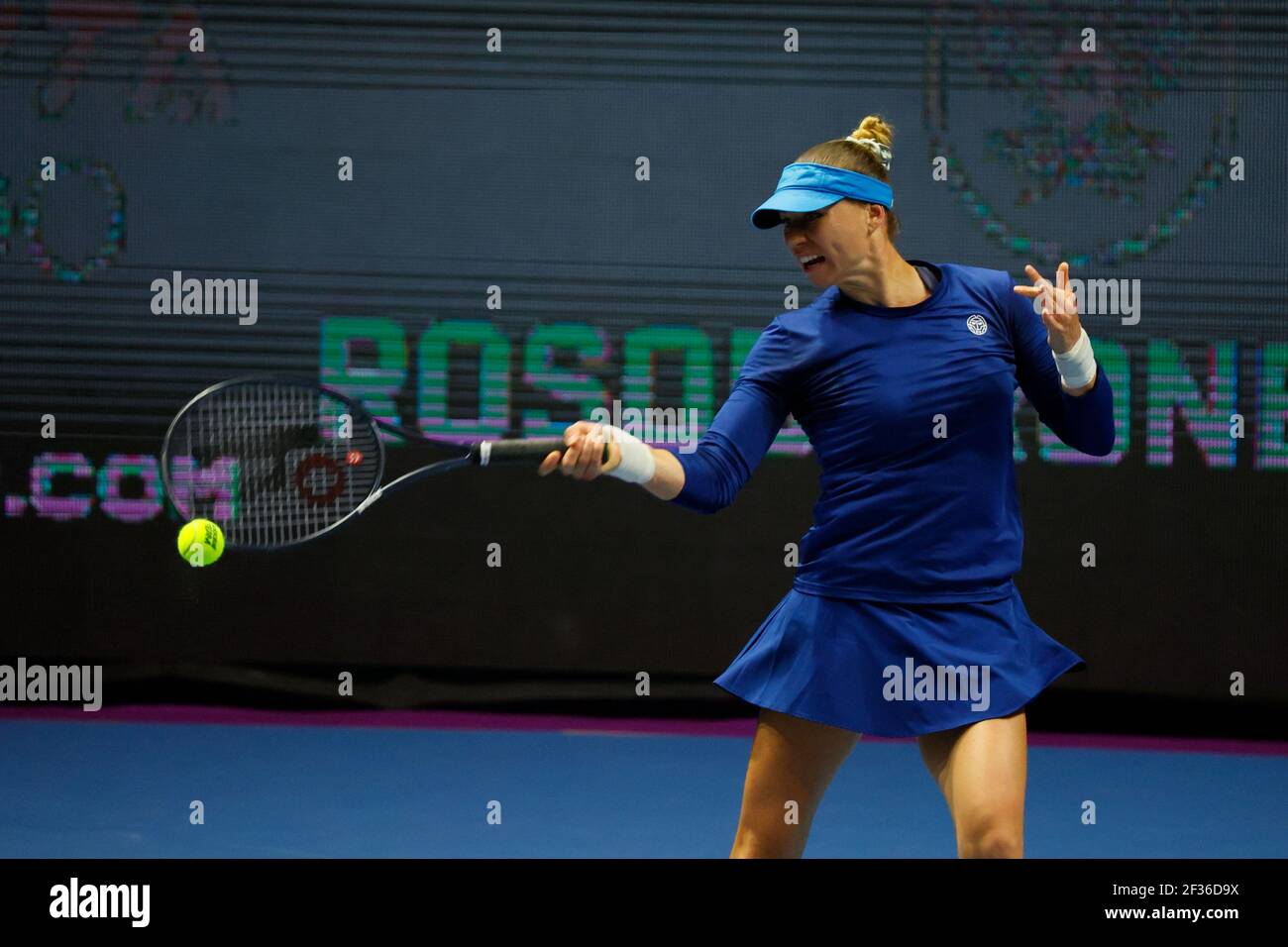 Saint Petersburg, Russia - 15 March 2021: Tennis, Arina Rodionova of ...