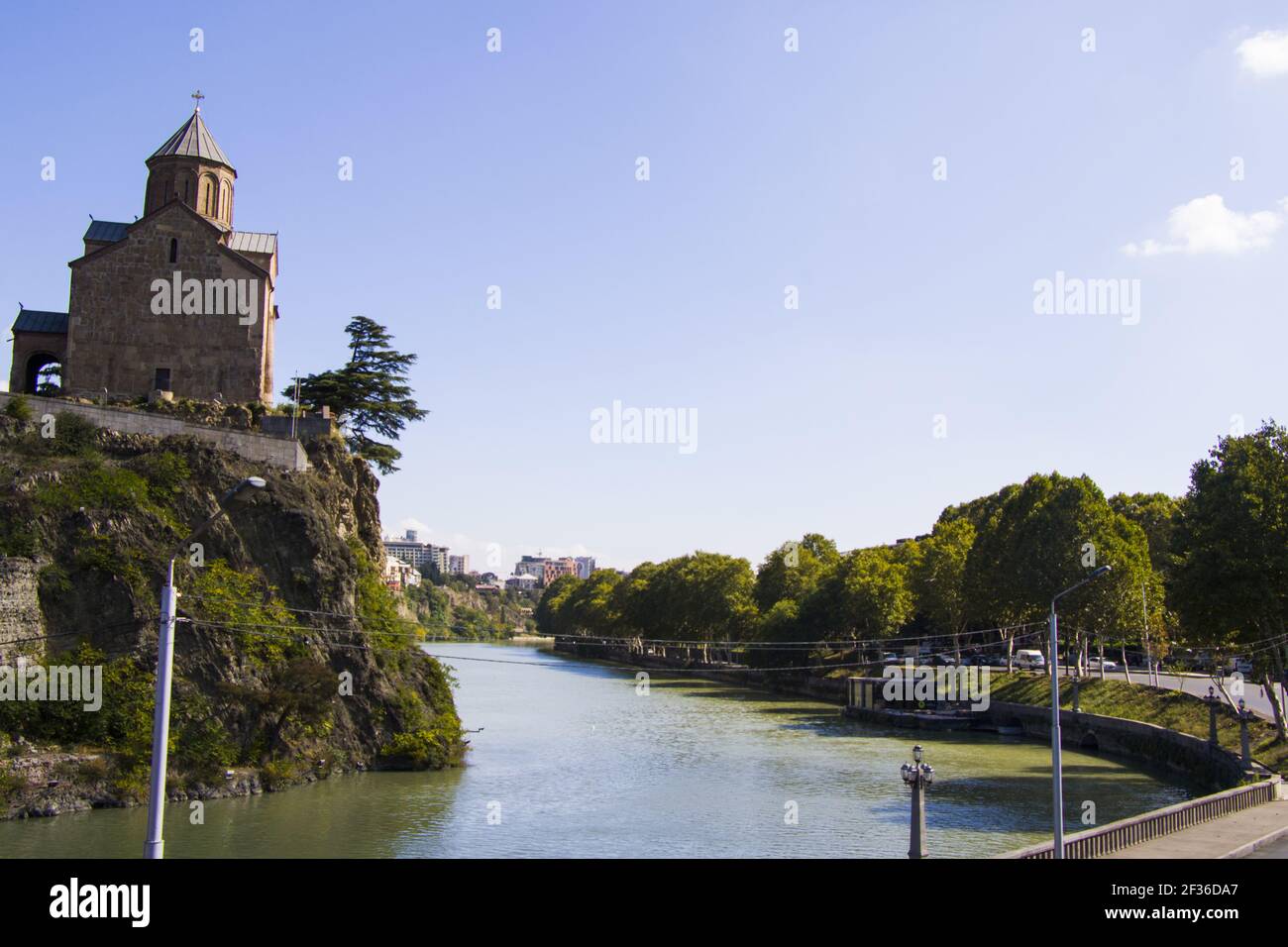 The old town Tbilisi, landmarks, and architecture. Vakhtang Gorgasali ...