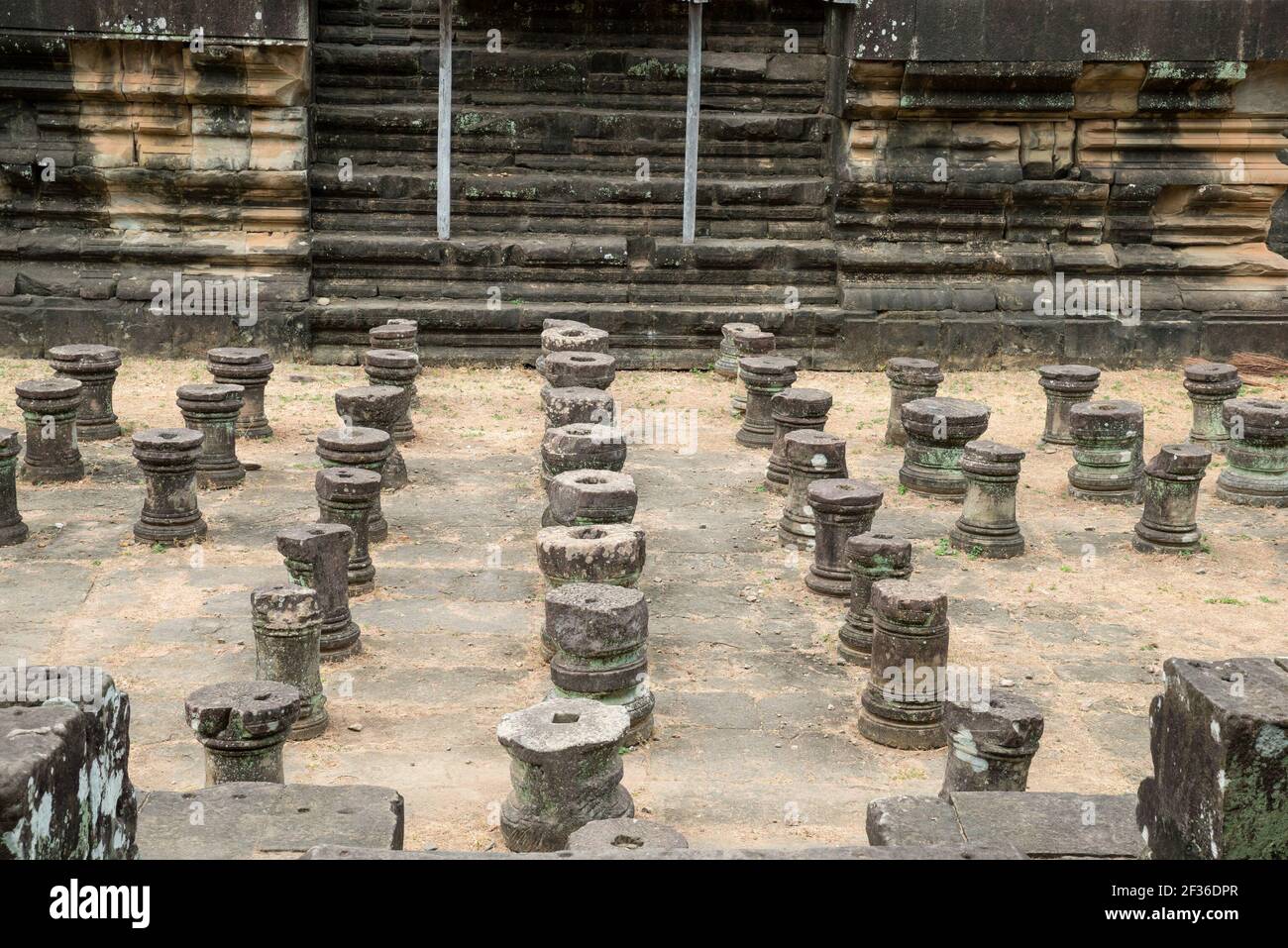 The Baphuon temple in Angkor Thom, Siem Reap Province, Cambodia, Asia ...