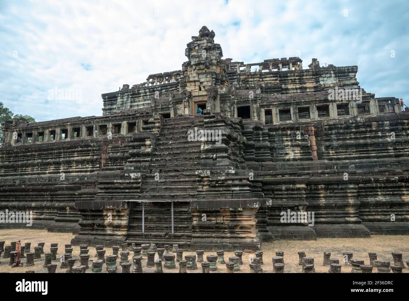 The Baphuon temple in Angkor Thom, Siem Reap Province, Cambodia, Asia ...