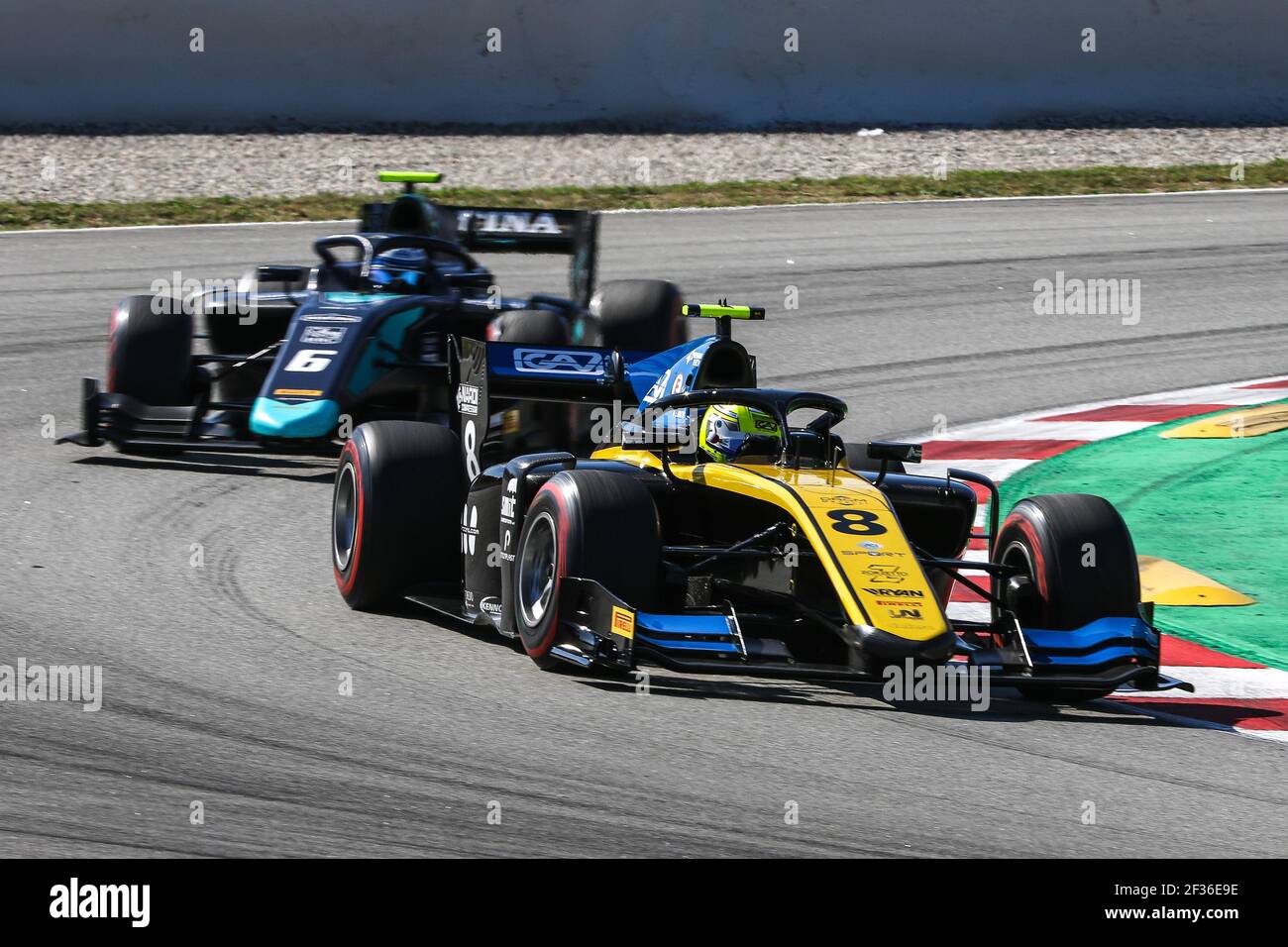 08 GHIOTTO Luca, Uni Virtuosi Racing, action during 2019 FIA Formula 2 ...