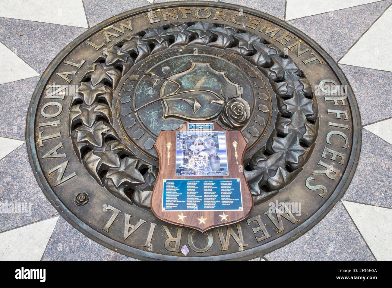 Washington DC,National Law Enforcement Officers Memorial Stock Photo ...