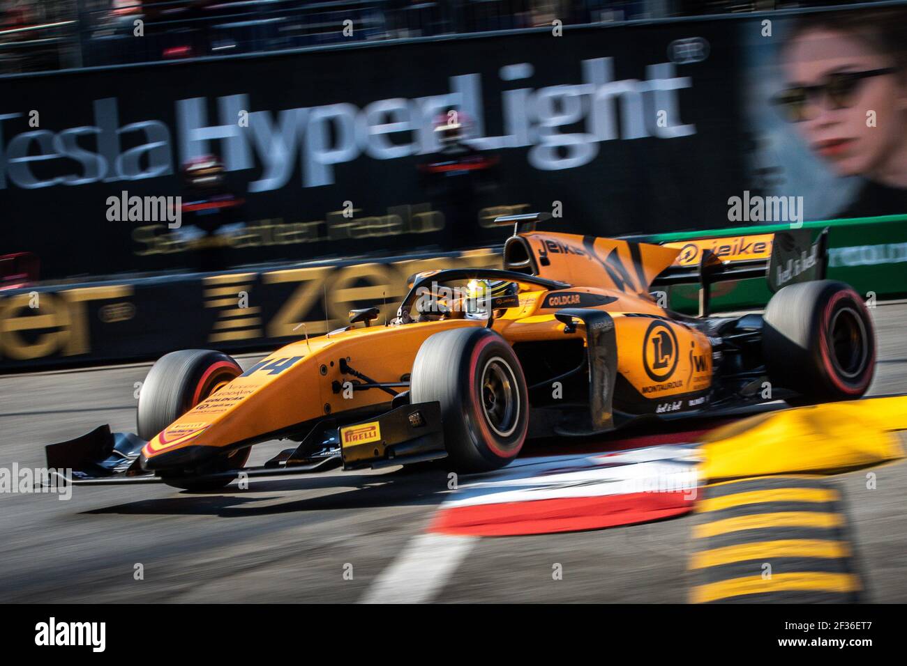 14 BOCCOLACCI Dorian, Campos Racing, action during 2019 FIA Formula 2 ...