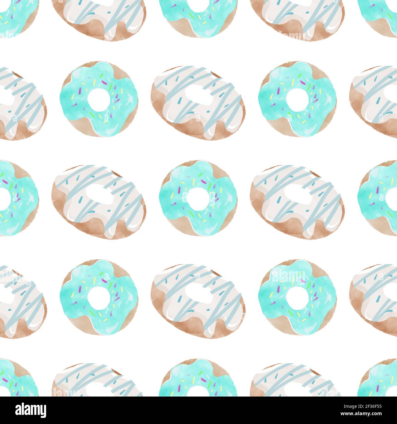 Donut colorful baking pattern for for wallpaper, wrapping Stock Photo ...