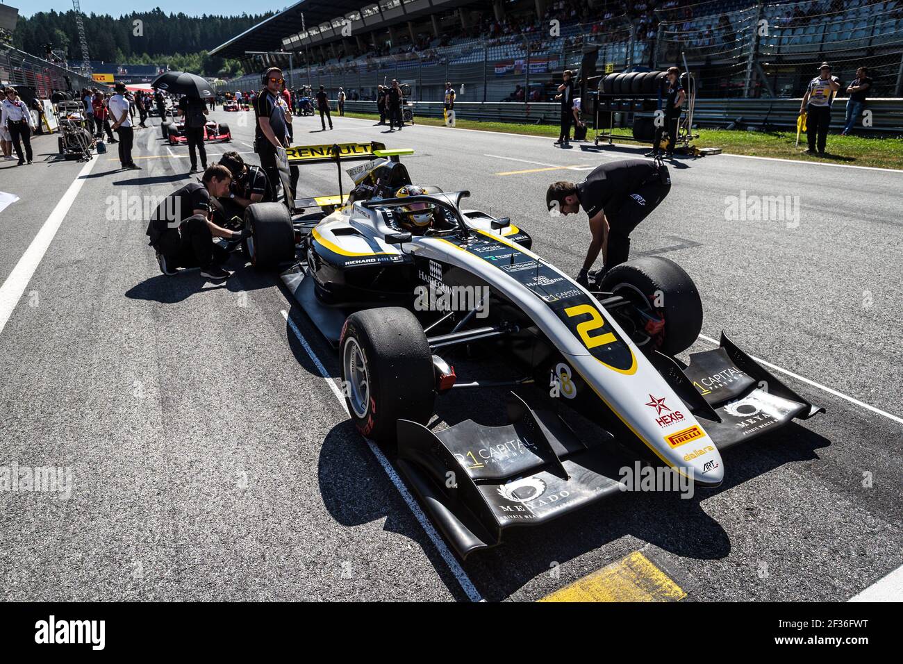 FEWTRELL Max David, Art Grand Prix, portrait, starting grid during the ...