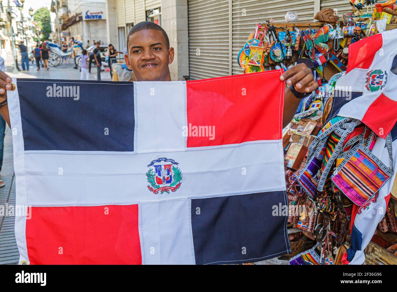 Dominican Republic Santo Domingo Ciudad Colonial Calle El Conde ...