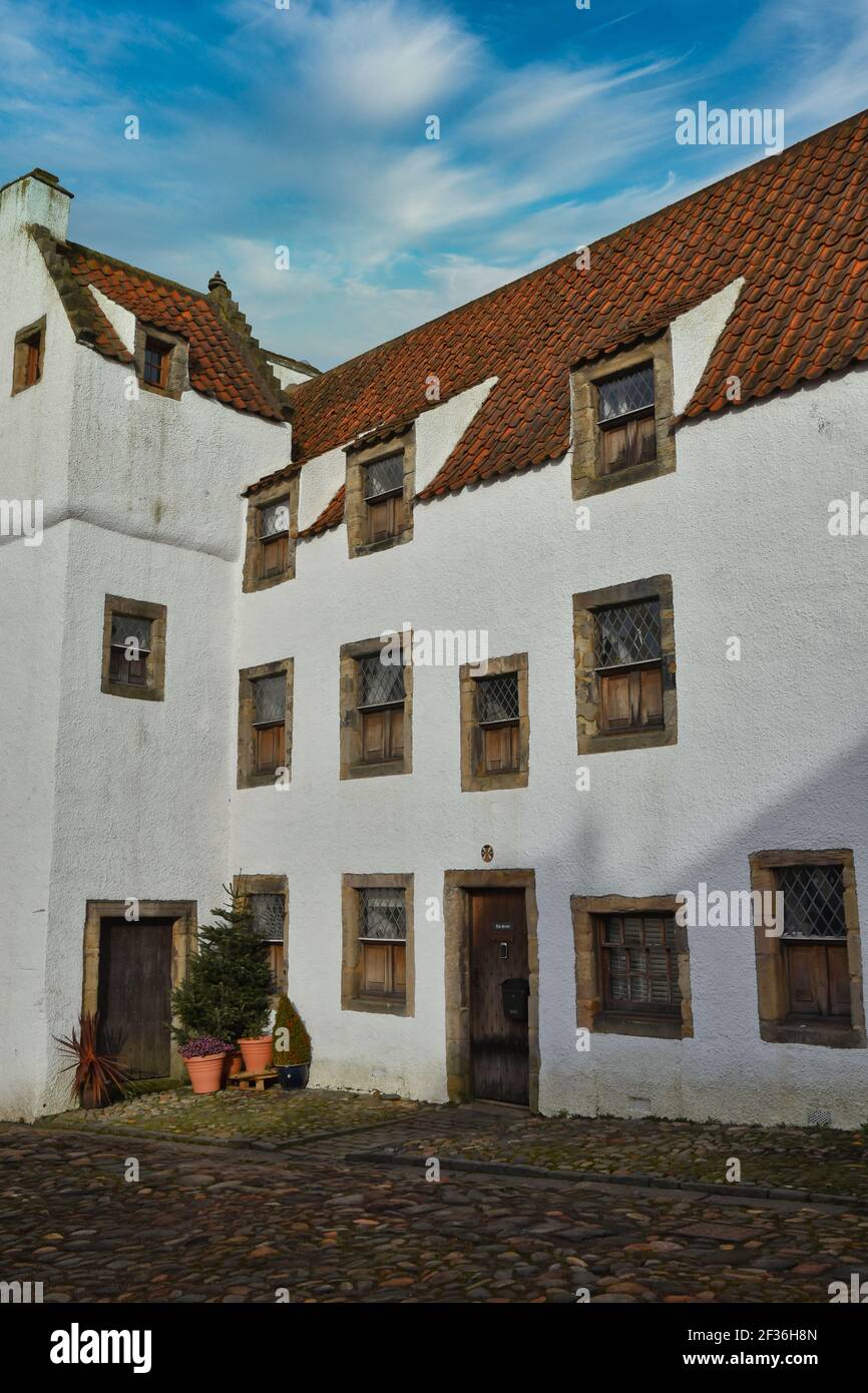 17th century house - The Study - in Culross, Fife, Scotland. Used as ...