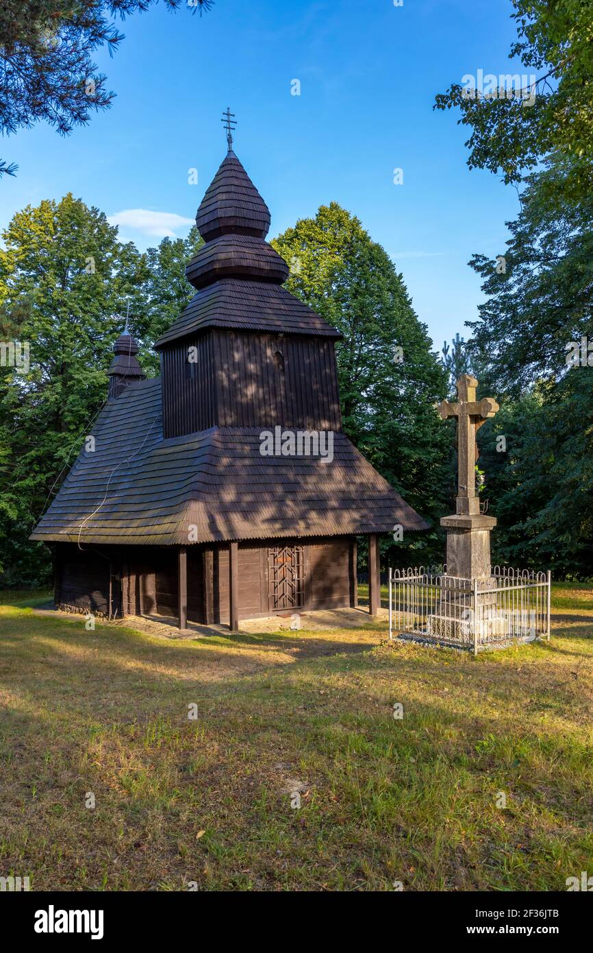 Wooden church in Ruska Bystra, Slovakia Stock Photo - Alamy