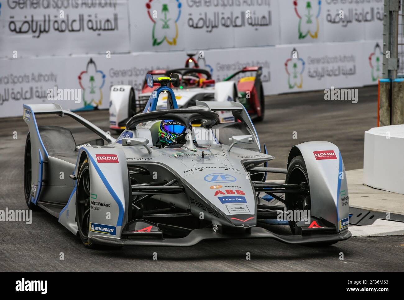19 MASSA Felipe (bra), Venturi VFE05 team Venturi FE team, action during the 2019 Formula E ...