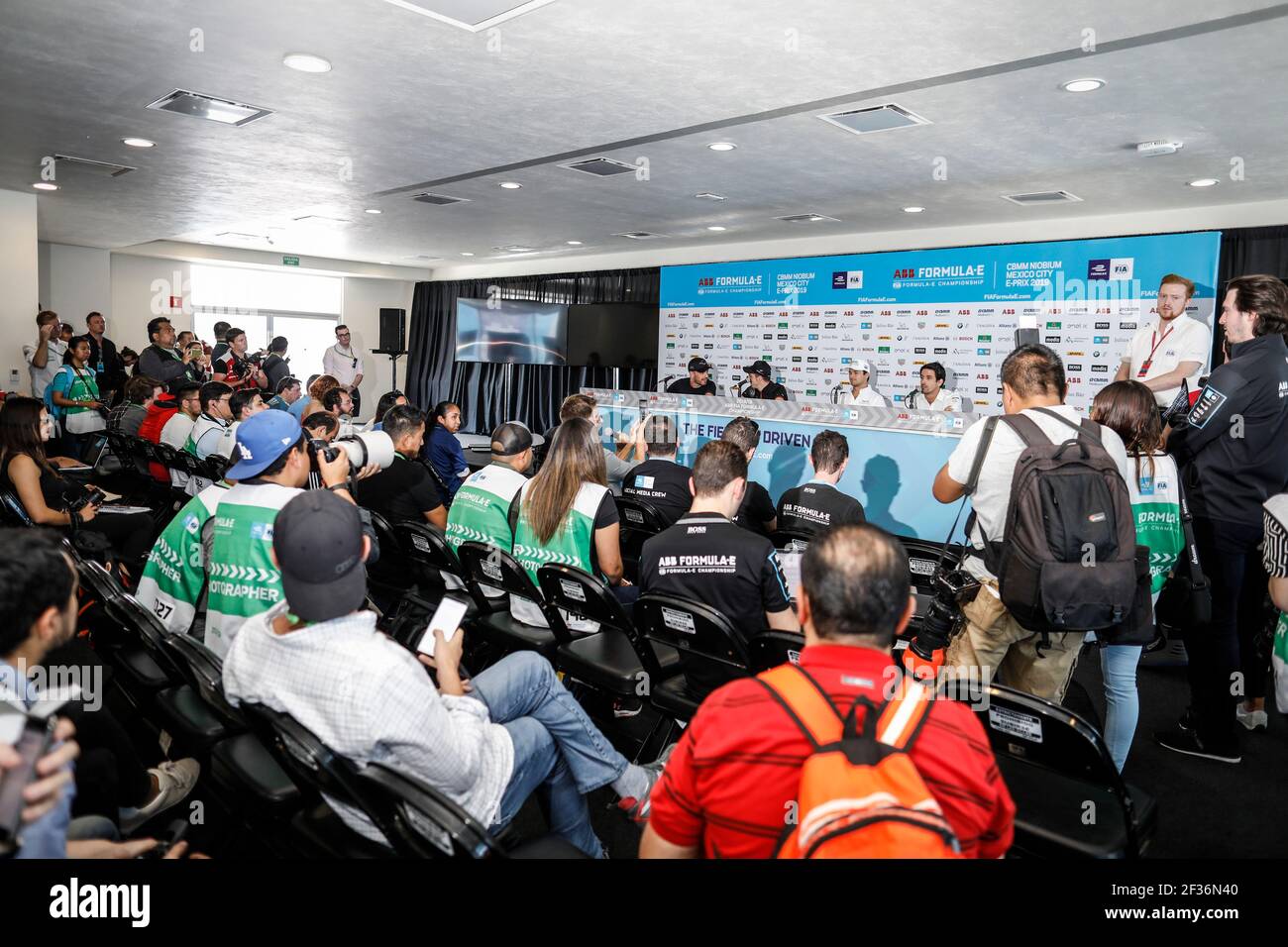 press conference de presse press conference during the 2019 Formula E ...