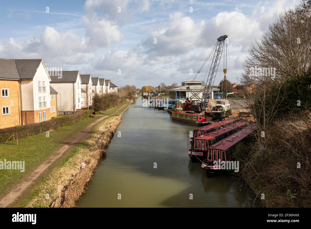 Hilperton Marina beside the Kennet and Avon canal in Trowbridge ...