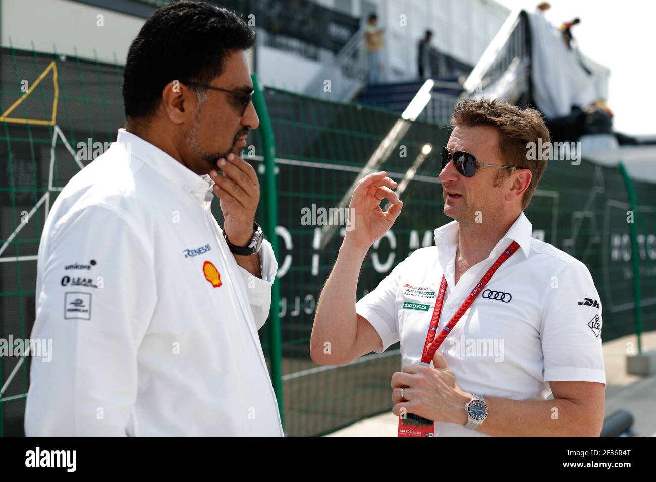 Dilbagh Gill (MAHINDRA RACING) portrait, and Allan McNISH portrait ...