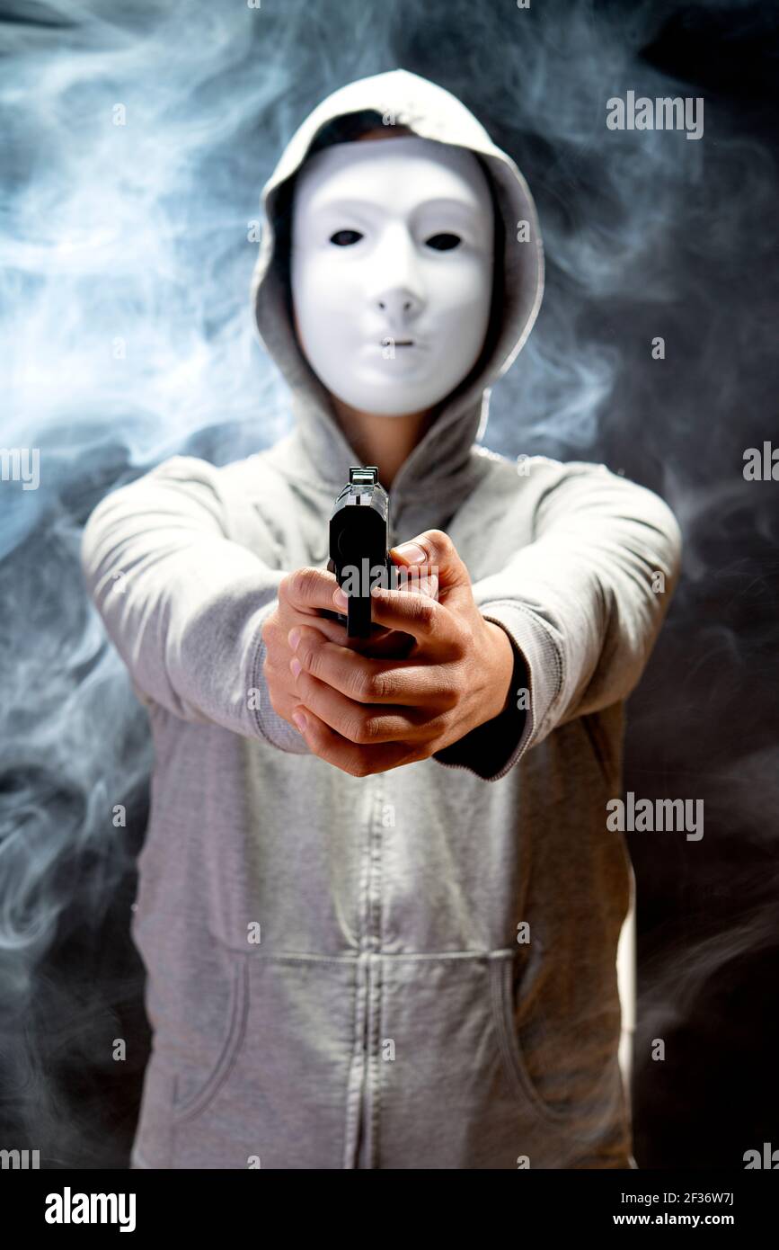 Hooded warrior hi-res stock photography and images - Alamy