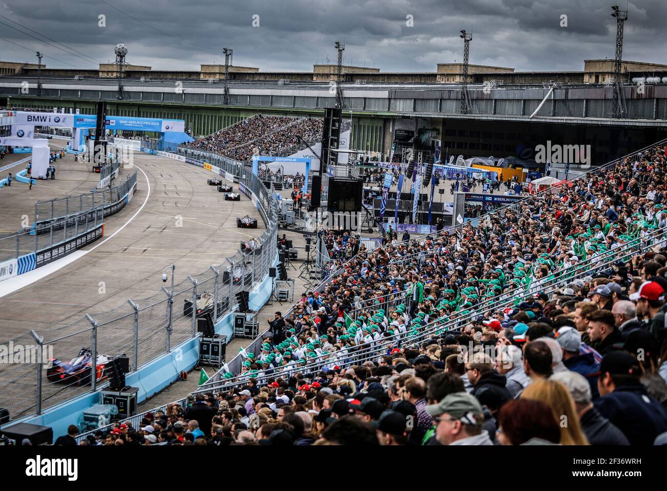 foule crowd during the 2019 Formula E championship, at Berlin, Germany ...