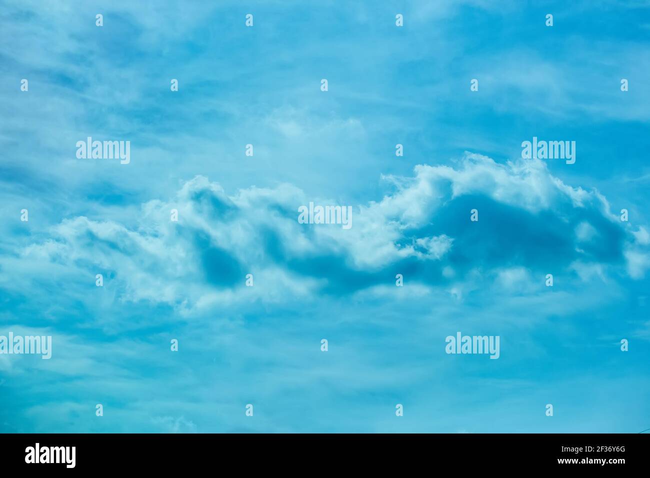 beautiful blue heavenly landscape with clouds Stock Photo - Alamy