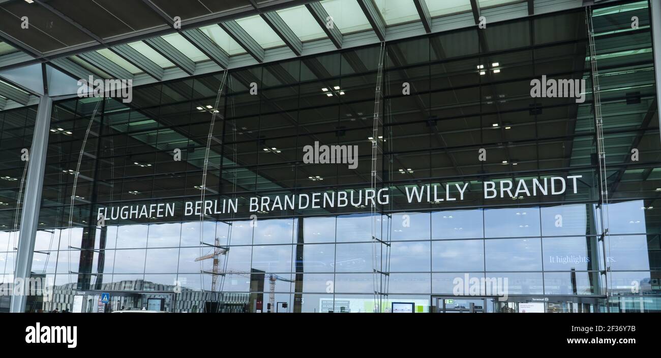Berlin Brandenburg Airport BER in Berlin - CITY OF BERLIN, GERMANY ...